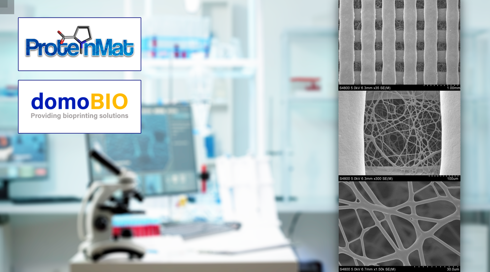 DomoBIO 3D bioprinters, key to Proteinmat research | IT3D